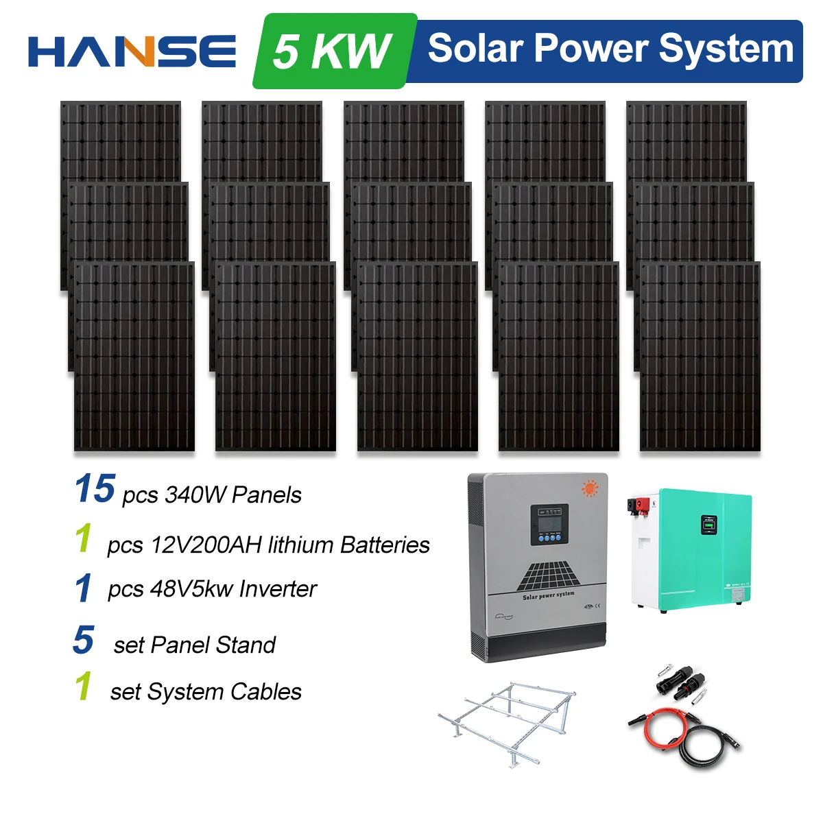 Off-grid Flat Roof Solar Mounting Solar Energy Battery Storage System ...