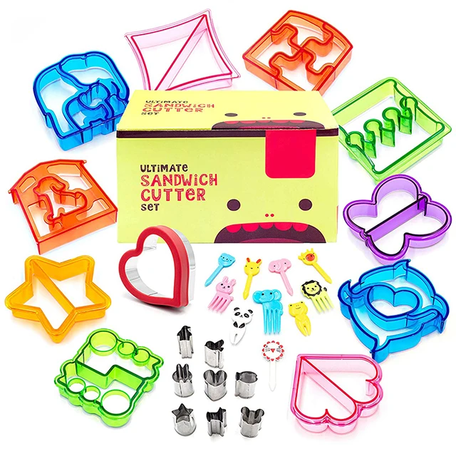 Dolphin Shape Square Shape PP Plastic Pastry Sandwich Cutter Set ...