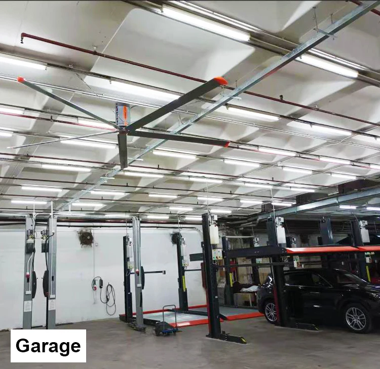 RTFANS 13ft Fan - Efficient HVLS Solutions for Schools & Malls