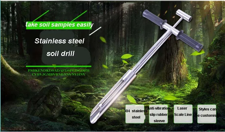 304 Stainless Steel Original Soil Drill Dutch Drill Twist Sampler Root ...