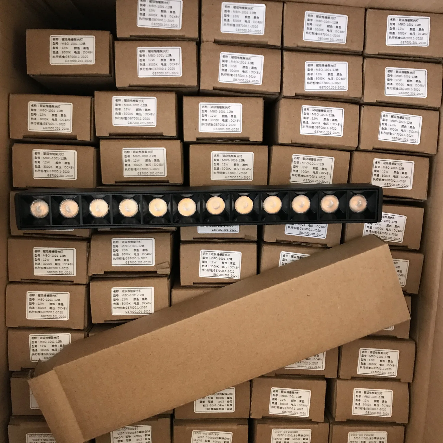 2 Wires Linear Ceiling Recessed Complete Led Cob Magnetic Track Rail ...