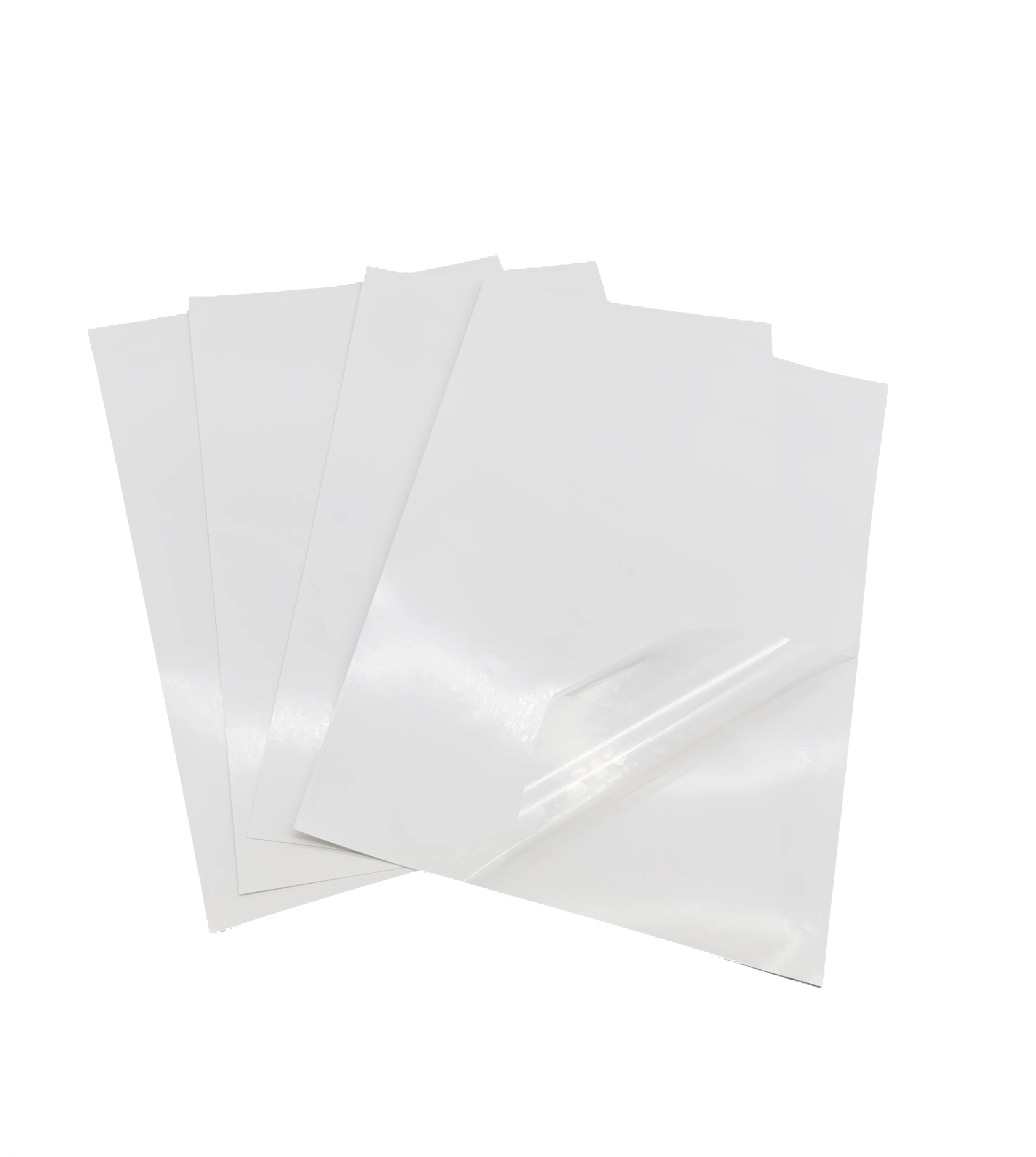 A4 Vinyl Transparent Pet 50um Label Adhesive 50pcs Waterproof Label ...