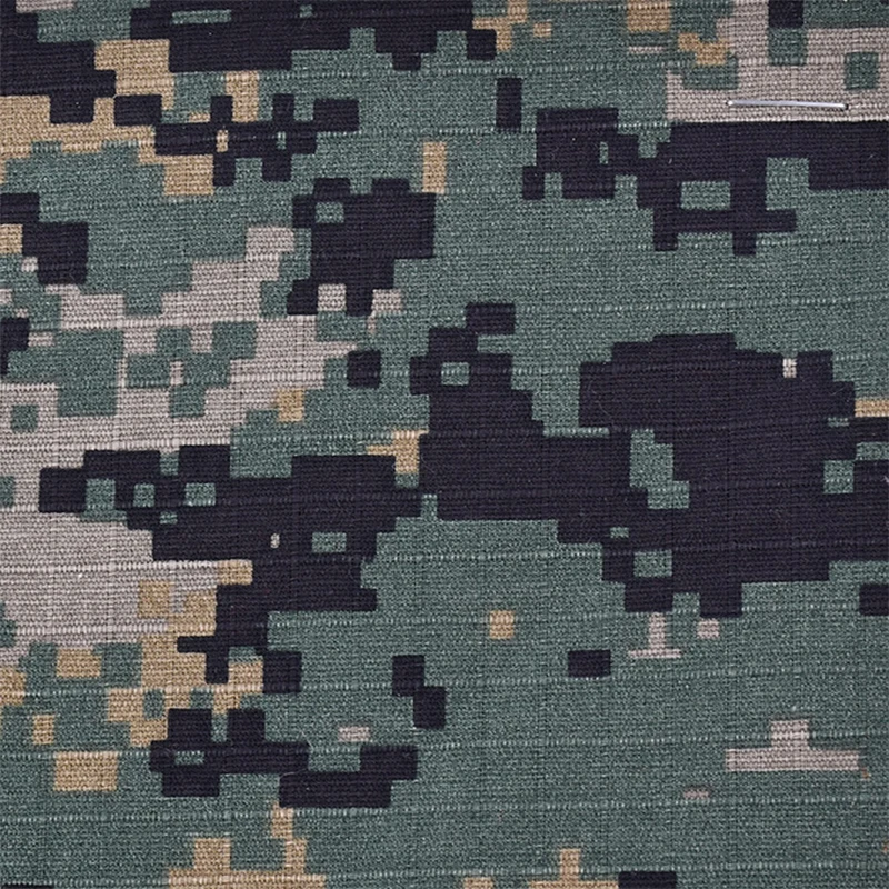 High Strength Tc Ripstop Blend Woodland Printed Camouflage Fabric For ...