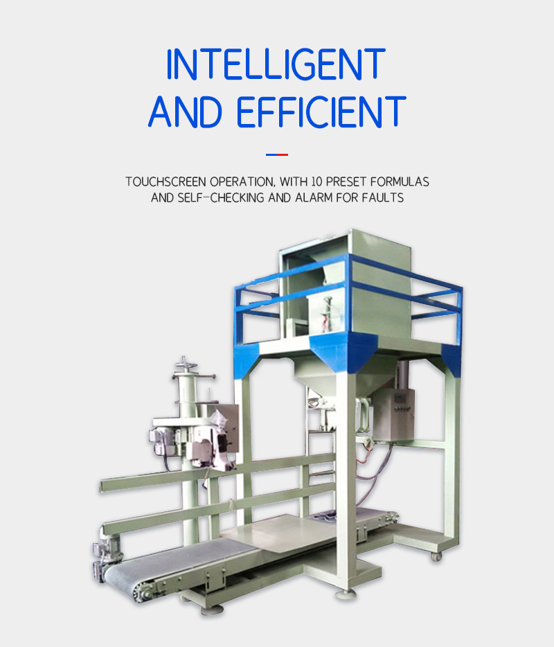 Quantitative Packaging Scale Fertilizer Bagging Sealing Granule ...