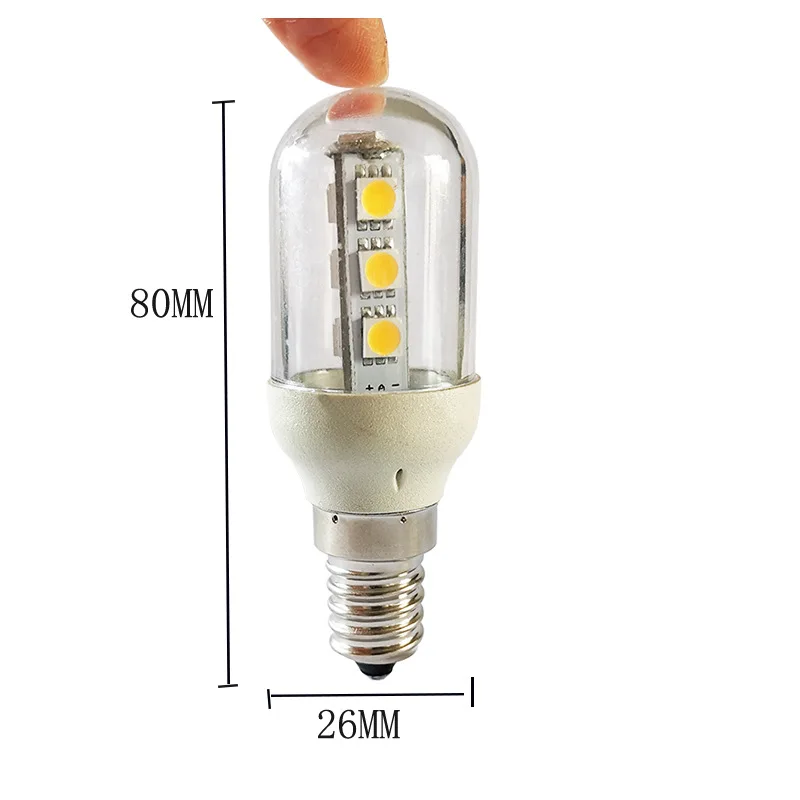 Crystal Chandelier Light Source T26 1.5w 2w 3w 4w 120v 230v 3000k 6500k E17 Led Refrigerator ...