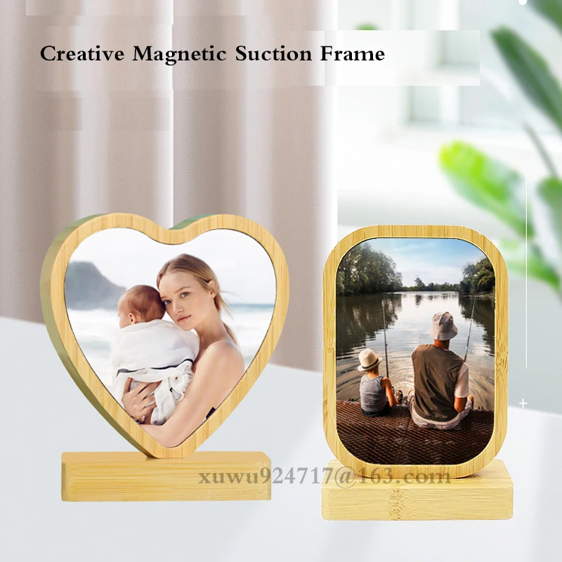 New Design Crafts Sublimation Blank LED Picture Frame Wood Blank ...