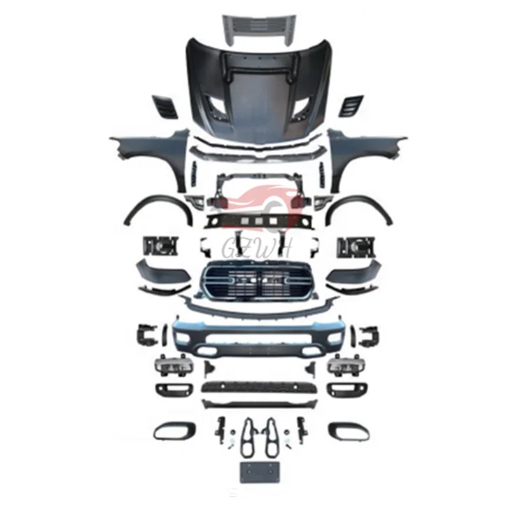 Auto Parts Upgrade Bodykit For Ram 1500 2013-2018 Upgrade To Dt 2019 ...