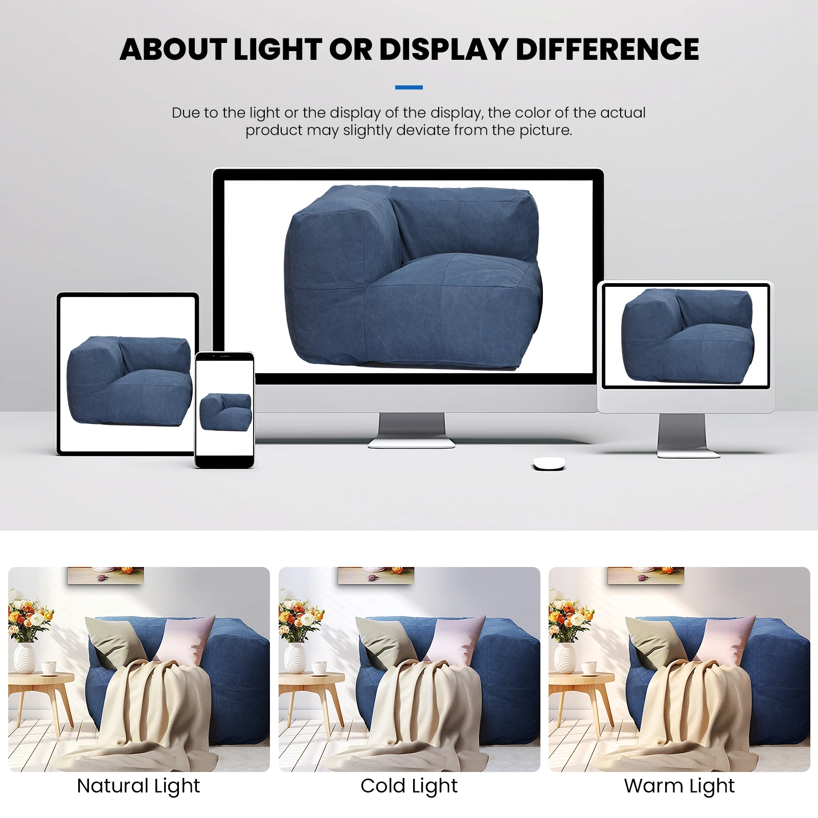 Relaxing Nordic Minimalist Sofa - Lazy Puffs Bed Accent