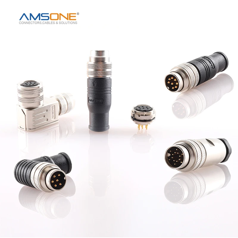 Amsone Ip67 Industrial M5 M8 M9 M16 M23 7/8 2 3 4 5 6 7 8 9 10 12 13 14 ...