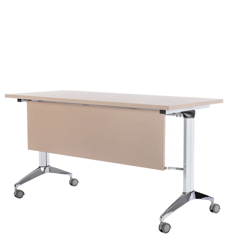 Folding Table Mobile Conference Table Foldable Rollable Meeting Table ...