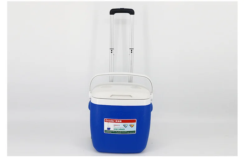 16l 26l 36l Plastic Outdoor Insulated Trolley Cooler Box With Handle ...