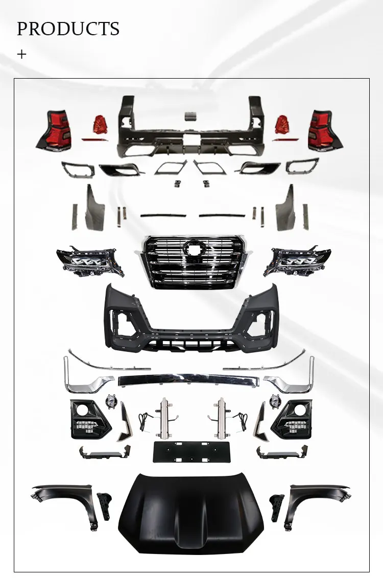 Gbt Manufacturer Prado 150 Bumper Facelift Navigator Model For 2010-2017 Land Cruiser 150 Body ...