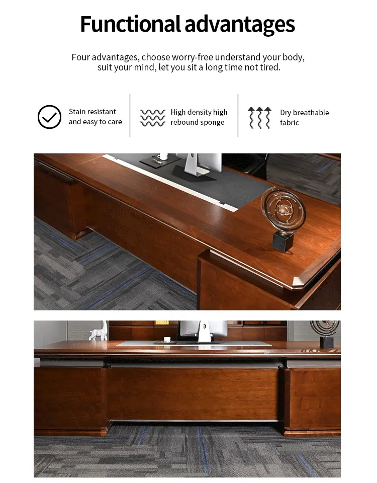 Luxury Boss Office Table - Modern Design Executive Desk