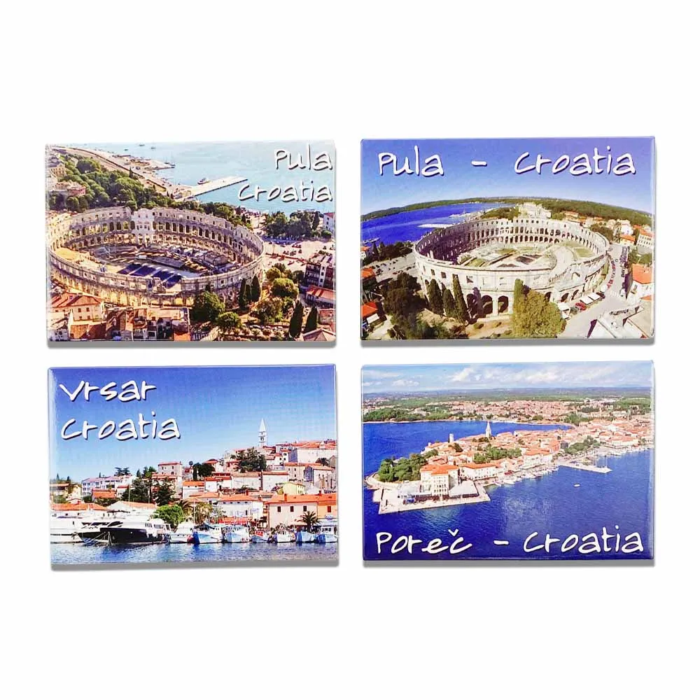 Promotional Custom Rome Italy Scenery Tin Fridge Magnets Tinplate ...