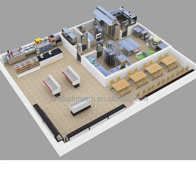 Bakery Design Pastry Equipment - Automatic Bread Baking Machine
