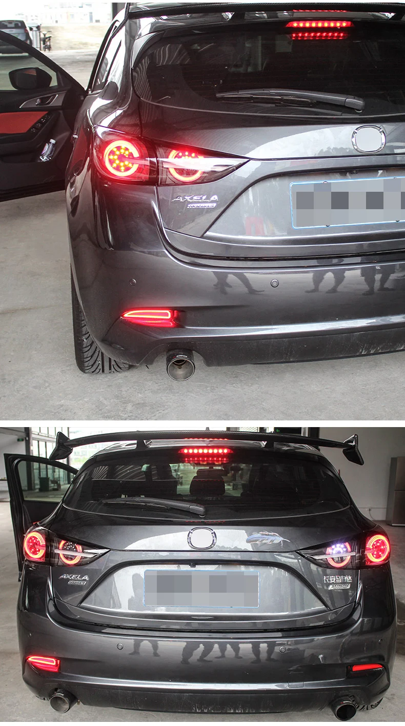 Hatchback Car New Led Rear Lamps Tail Light For Mazda 3 Axela Hatchback ...
