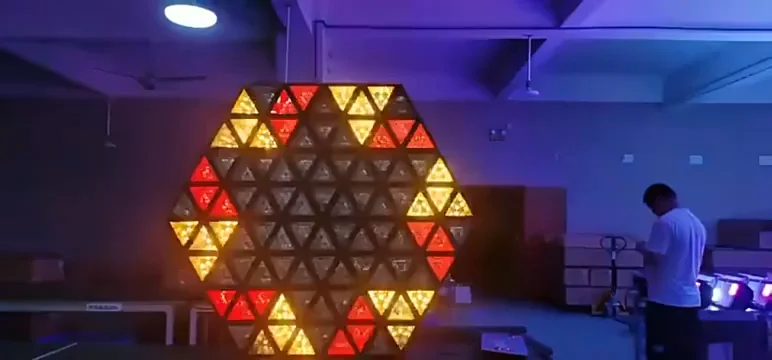 Rgb 3in1 Triangle Led Hot Sales 16*30w Matrix Dj Lighting For Stage Led ...