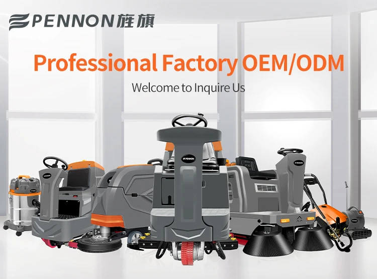 2024 New Professional Floor Scrubber Machine Ride On Commercial Floor ...