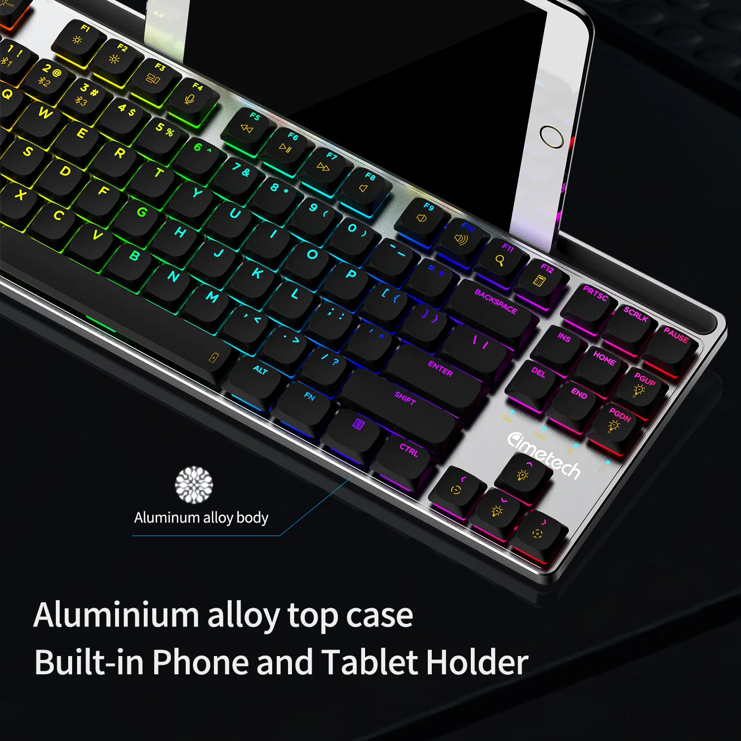 Rgb Light Gaming Keyboard Wireless Mechanical Gaming Keyboard Custom ...