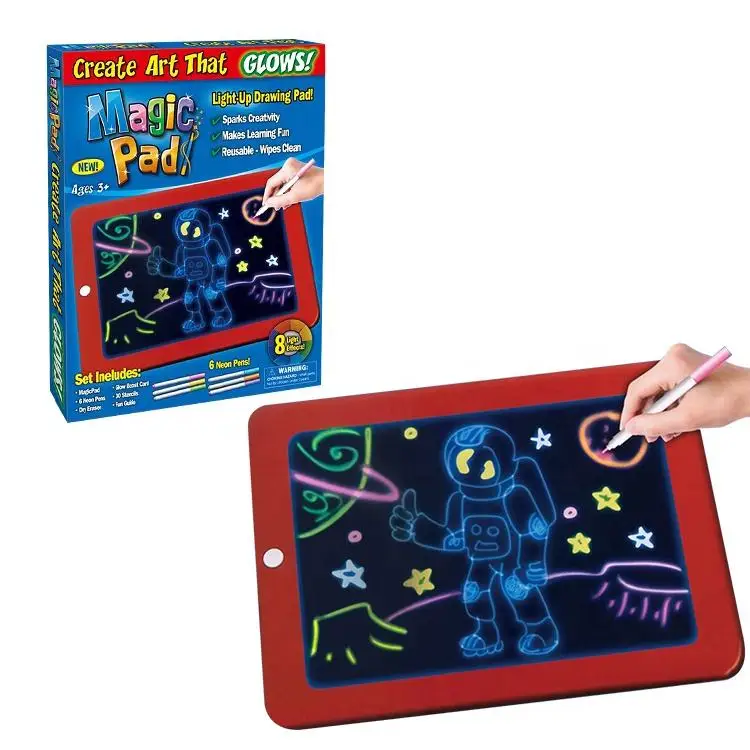 3d Magic Drawing Board Led Drawing Writing Board Magic Light Drawing ...