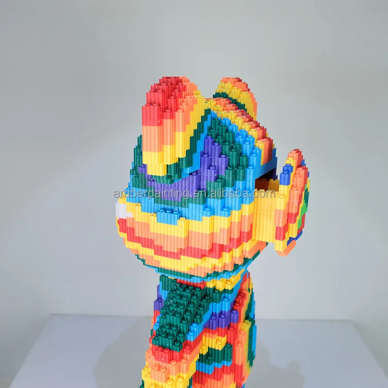 Bearbrick Micro Building Blocks DIY Assembly Painting Bear 3D Model ...