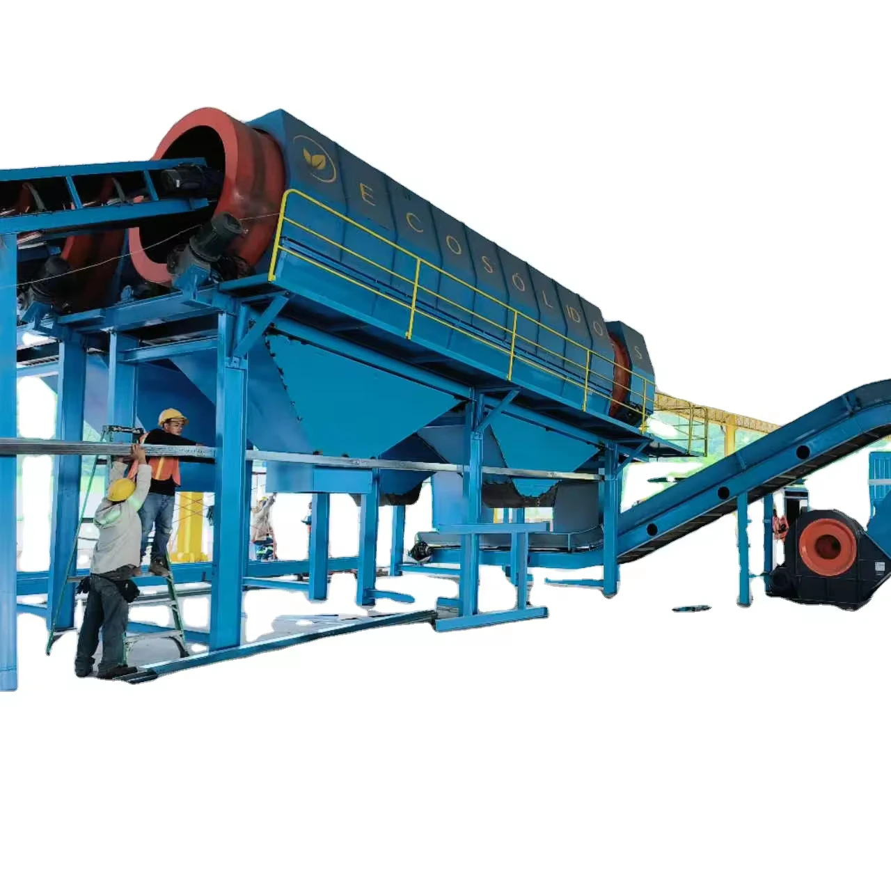 Municipal Solid Waste Sorting Separation System Metal Plastic Waste ...