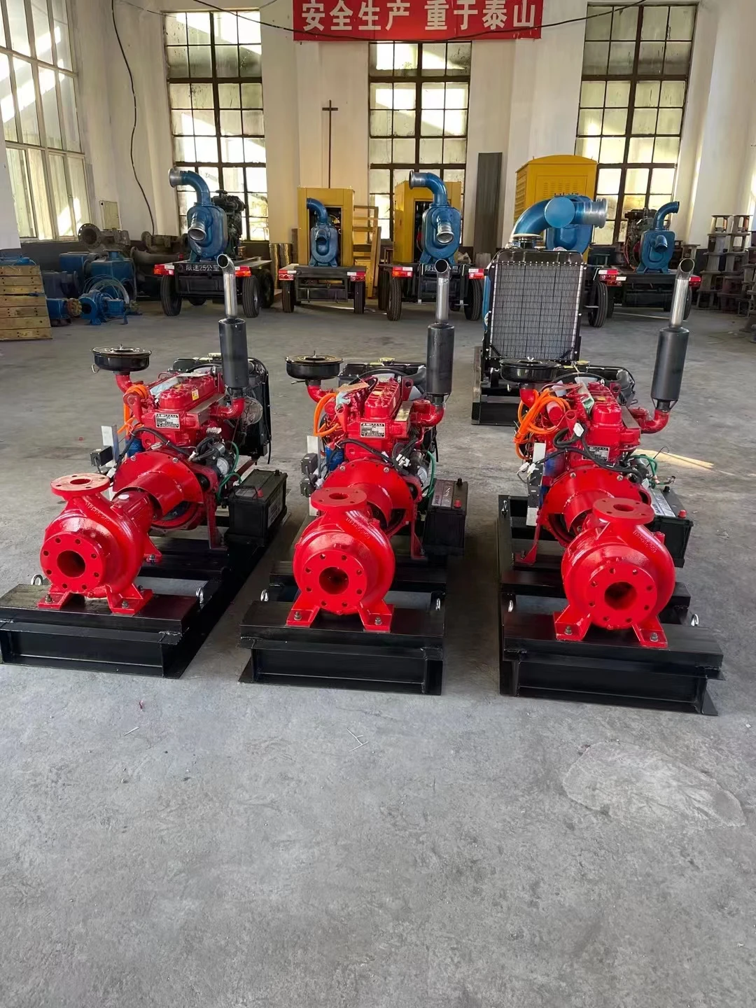 Fire Fighting Fire Pump Skid Diesel Engine High Pressure 800 Psi Water ...