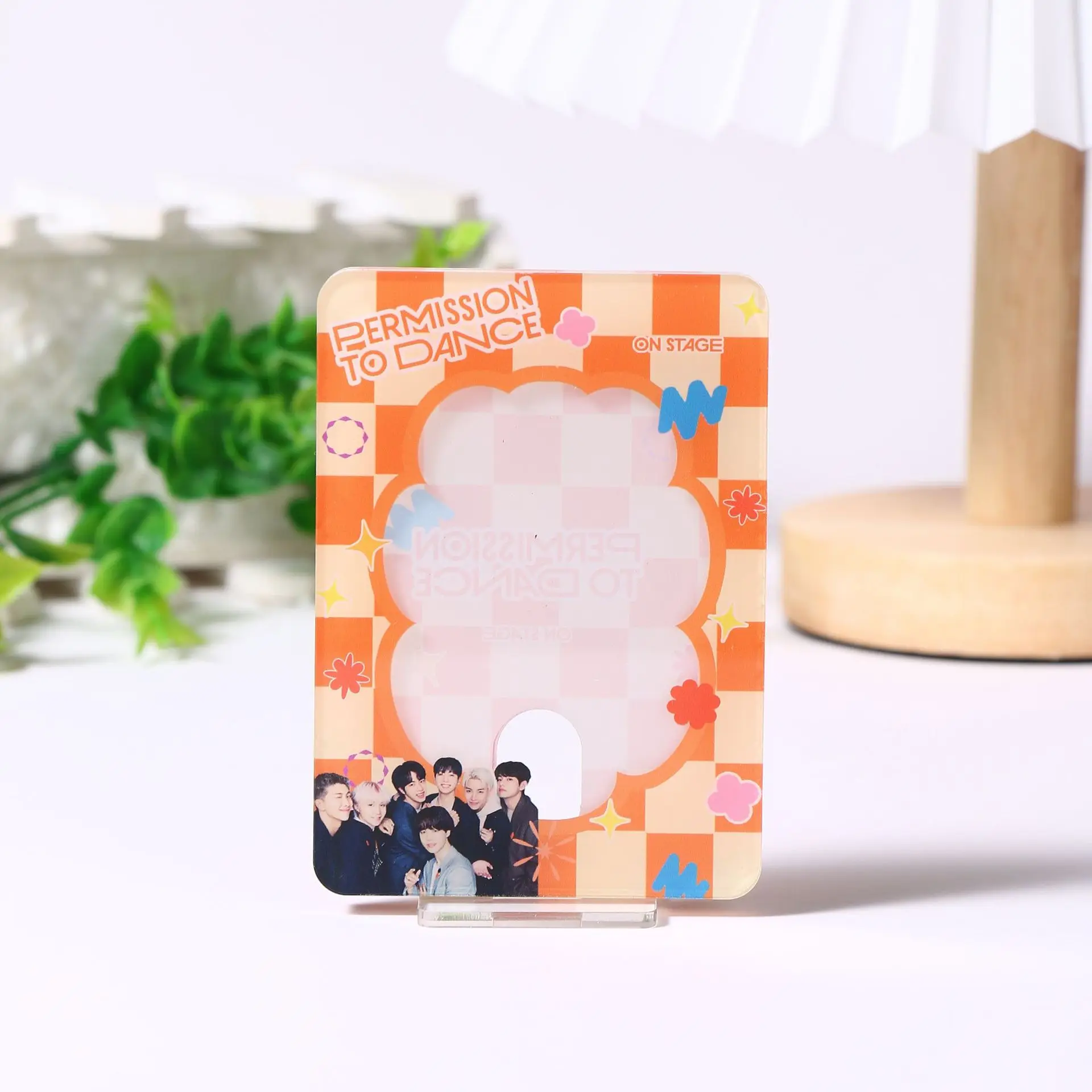 3 Inch Grid Photo Display Stand Card Holder Kpop Idol Photocards Ins ...