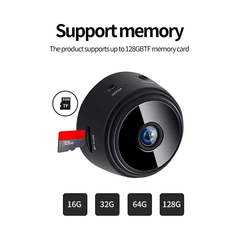 Buy A9 Mini WiFi Camera - HD Motion Detection, Night Vision, Wireless ...