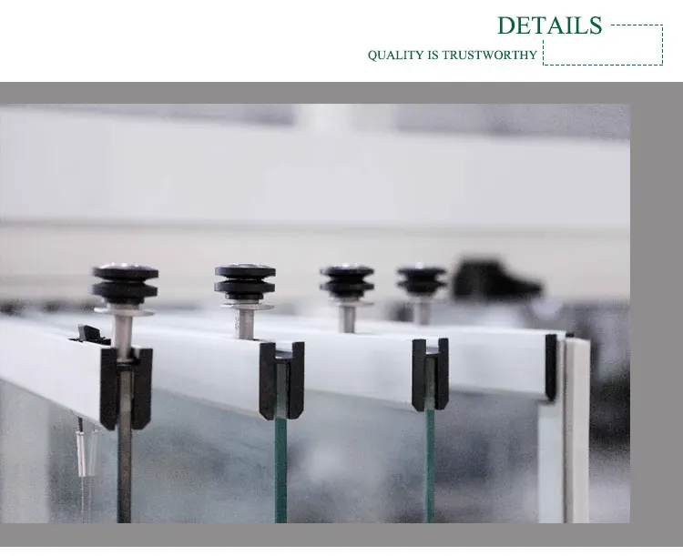 Frameless Glass Curtain Folding Window System for Balcony