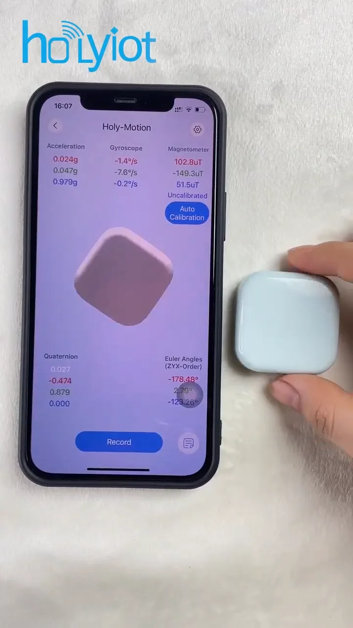 Holyiot Bluetooth Ble Sensor Gyroscope Rotation Angle Magnetic Compass ...