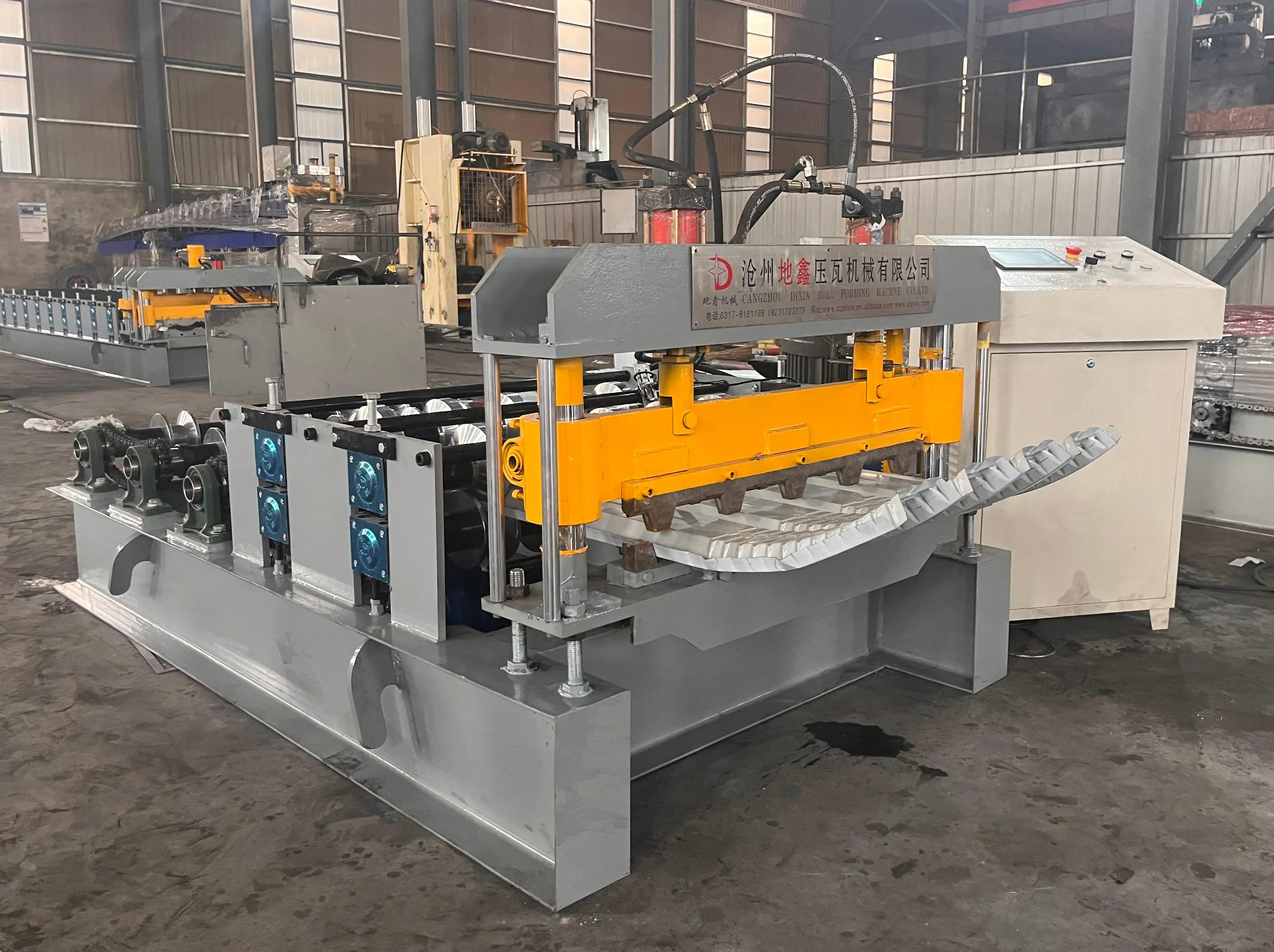 Portable IBR Profile Automatic Arch Bending Curving Roof Tile Crimping ...