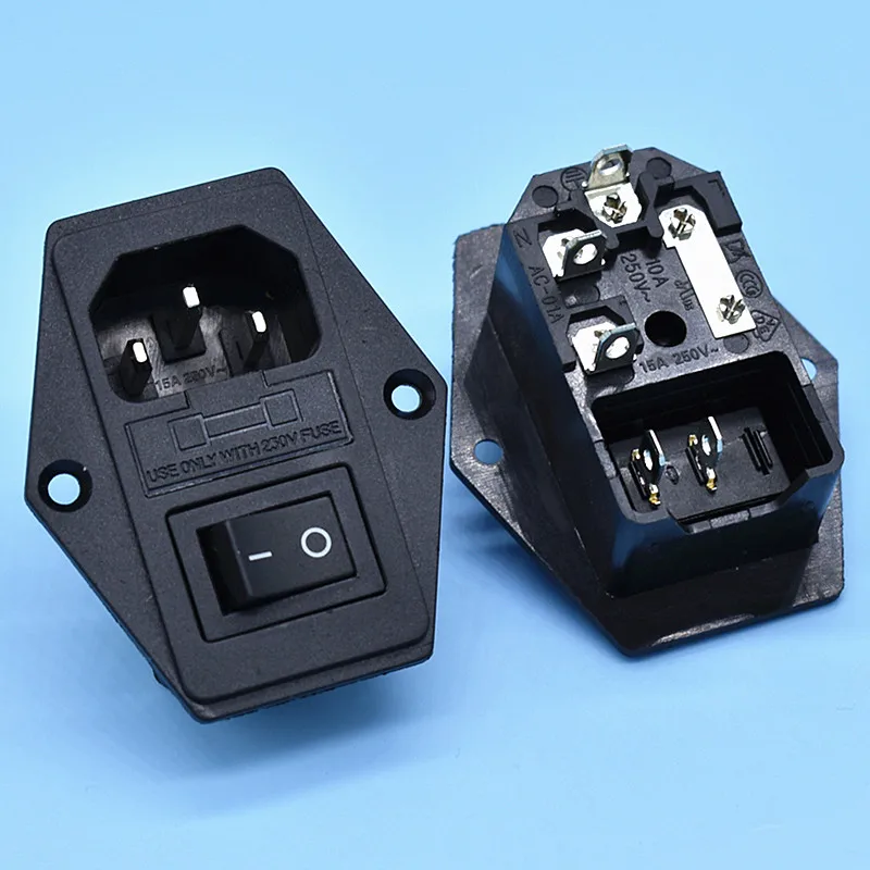 250V Switch Socket AC 1A, 2A, 3A, 4A, 5A, 6A, 7A, 8A, 9A, 10A, 11A, 12A ...