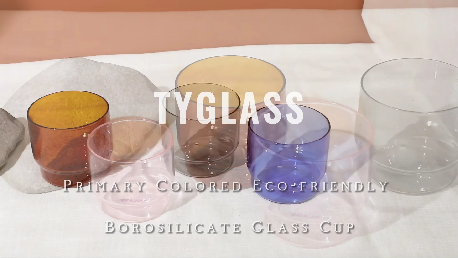 High Quality Borosilicate Stackable Glass Coffee Mugs Creative Colorful ...