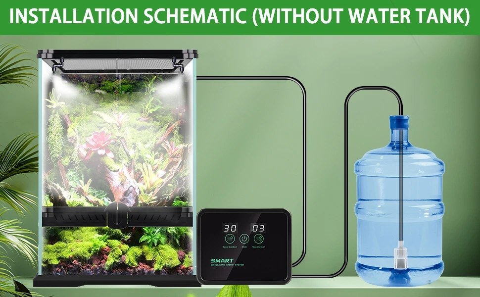 Reptile Humidifiers Smart Misting System ,terrarium Spray System ...