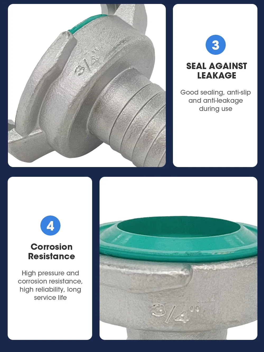 German Type Brass GEKA Couplings - Durable & Versatile