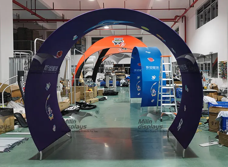 Custom Printed Winners Arch Podium - Portable Aluminum Display for ...