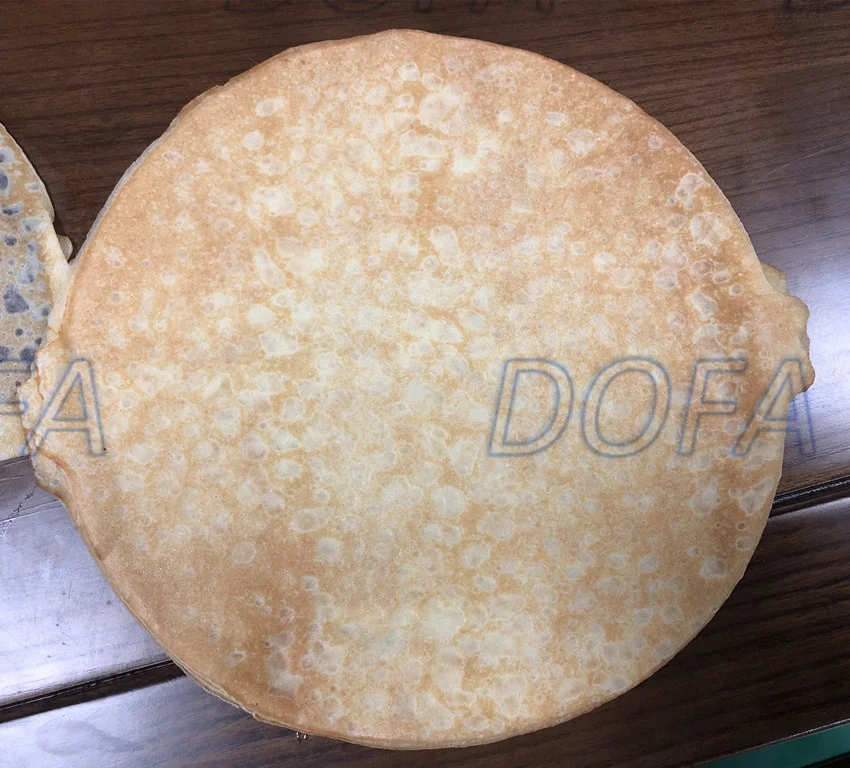 Customize Size &shape Thousand Layer Pancake Crepe Wrapper Machine 6/8 ...