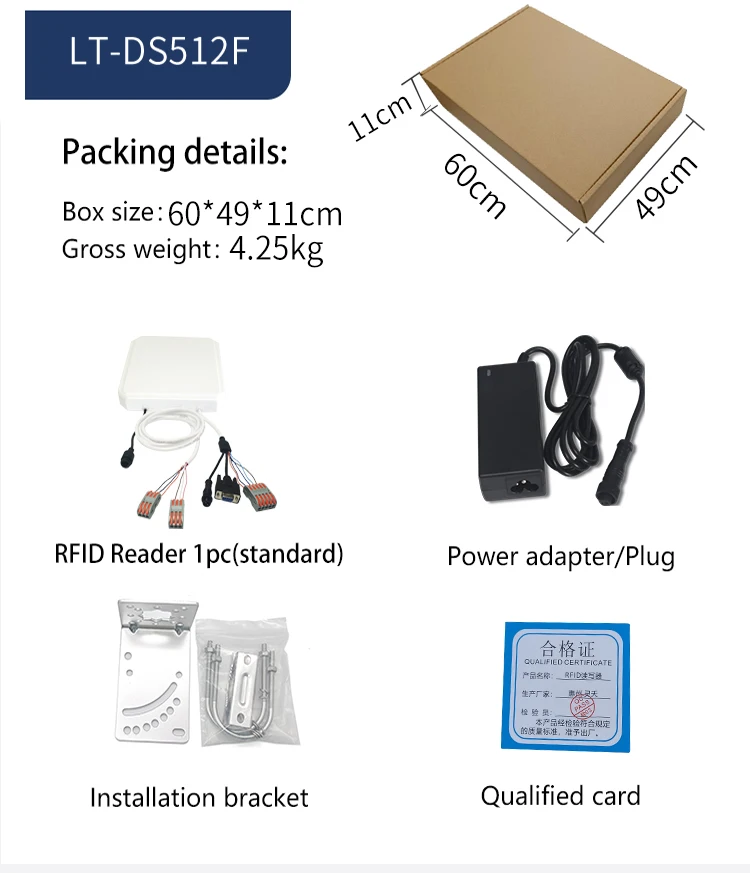 Outdoor Car Parking Long Range UHF RFID Reader for Inventory