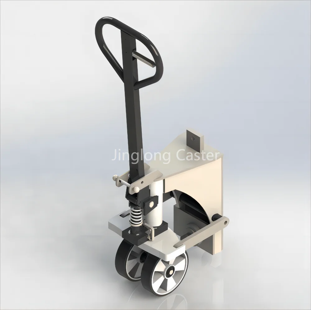 10 Tons Duty Hydraulic Lifting Container Casters System Fit Into The ...