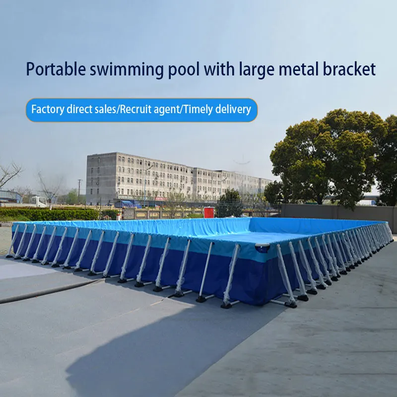 Adventure Pool - Large Tin Pool for Outdoor Fun & Filtration