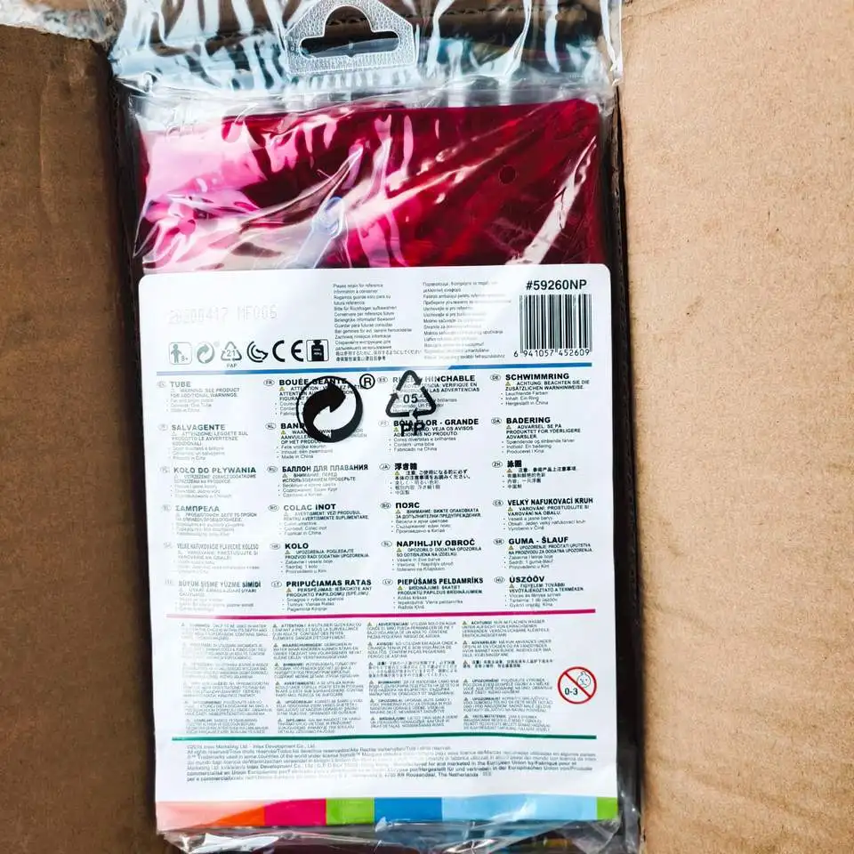 Intex 59260 Transparent Tubes 3 Colors Diameter 76cm Kids Or Adult Swim ...