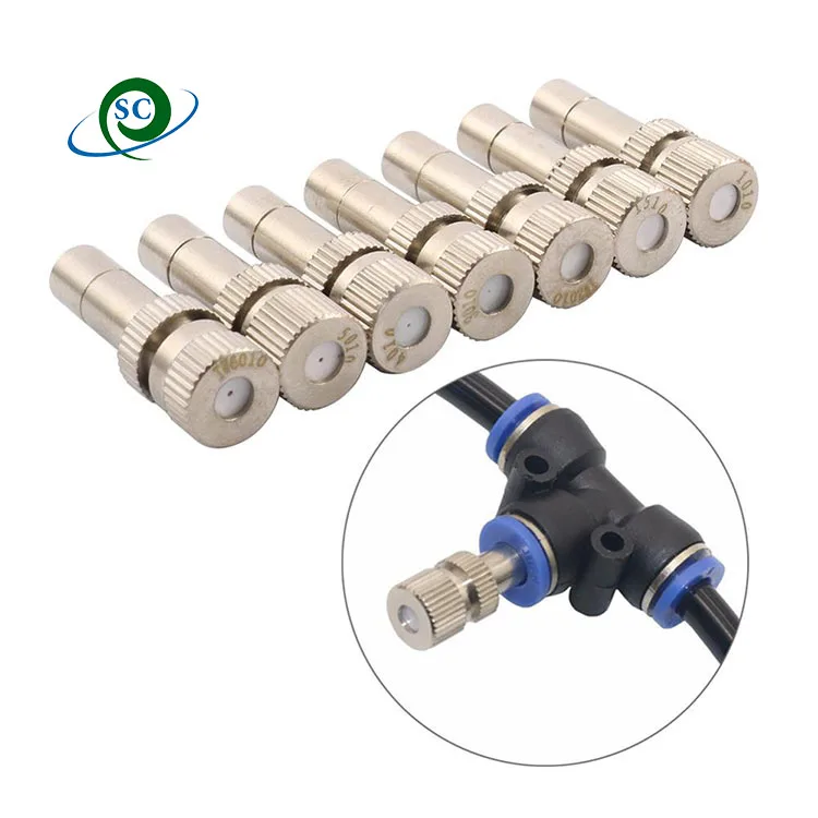 6mm Low-pressure Misting Nozzles Fine Atomization Sprayer Anti-drop Jet ...