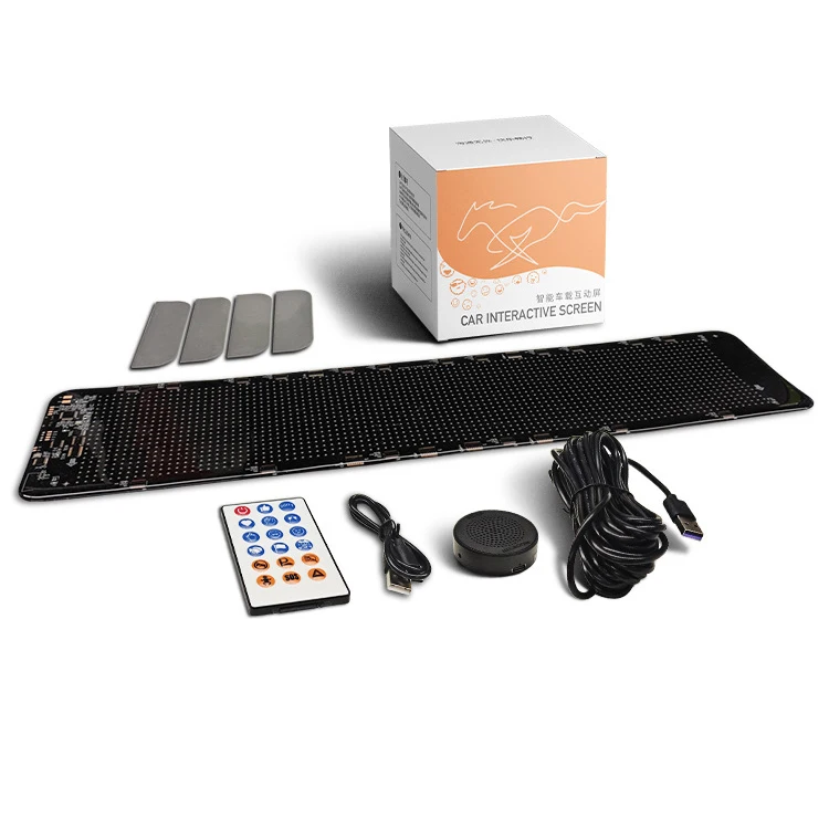 Soft LED Panel for Taxi Advertising - App-Controlled Messages