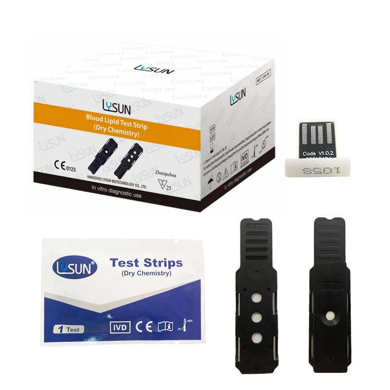 Alibaba.com: LYSUN LPS-101 Blood Lipid Test Strips TC/TG/HDL 3 in 1 for ...