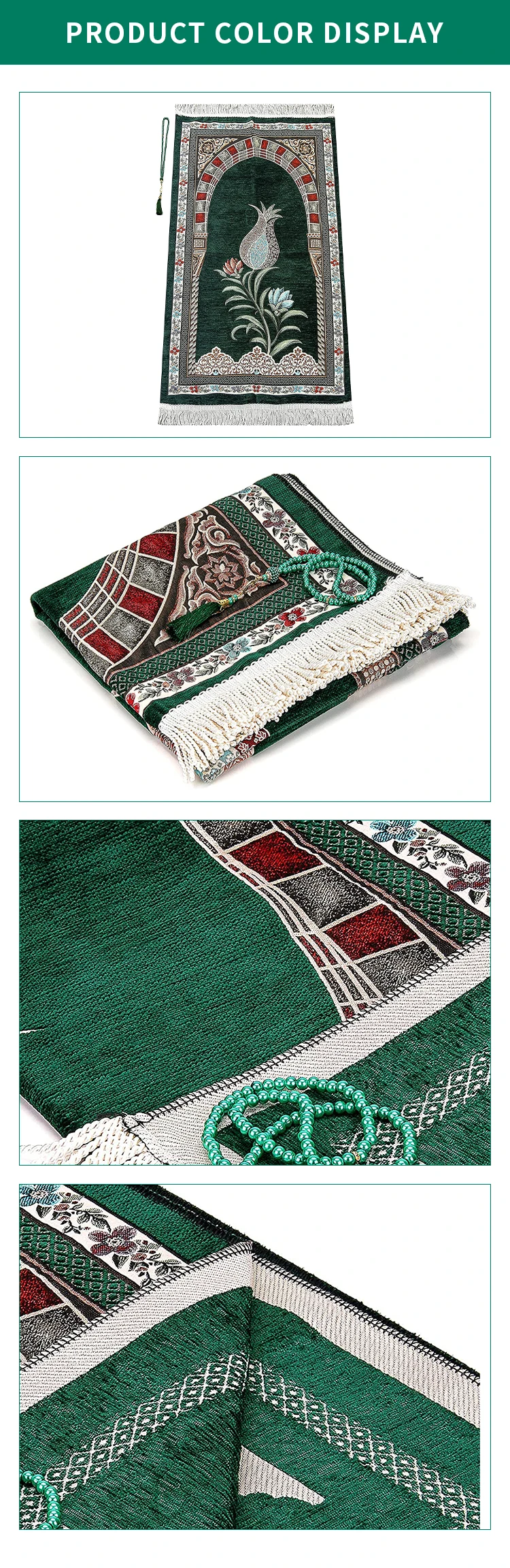 Islamic Prayer Rug Velvet Luxury Aydin Mensucat Prayer Rugs Wholesale ...