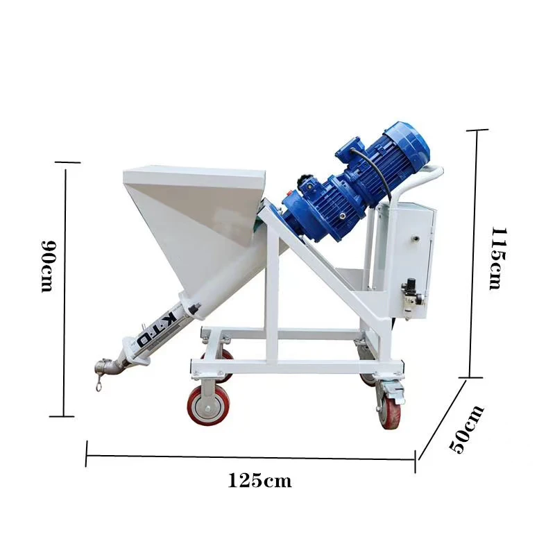 Multi-function Cement Mortar Plaster Gypsum Putty Spraying Pump Gypsum ...