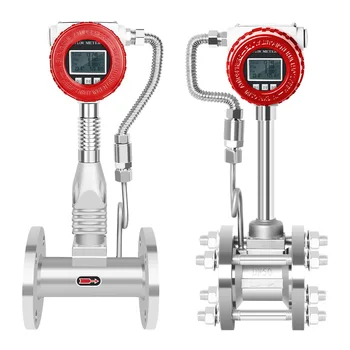 Explosion-proof Gas Flow Meter Vortex Flowmeter Air Steam Hydrogen Nitrogen Biogas Co2 Liquefied ...