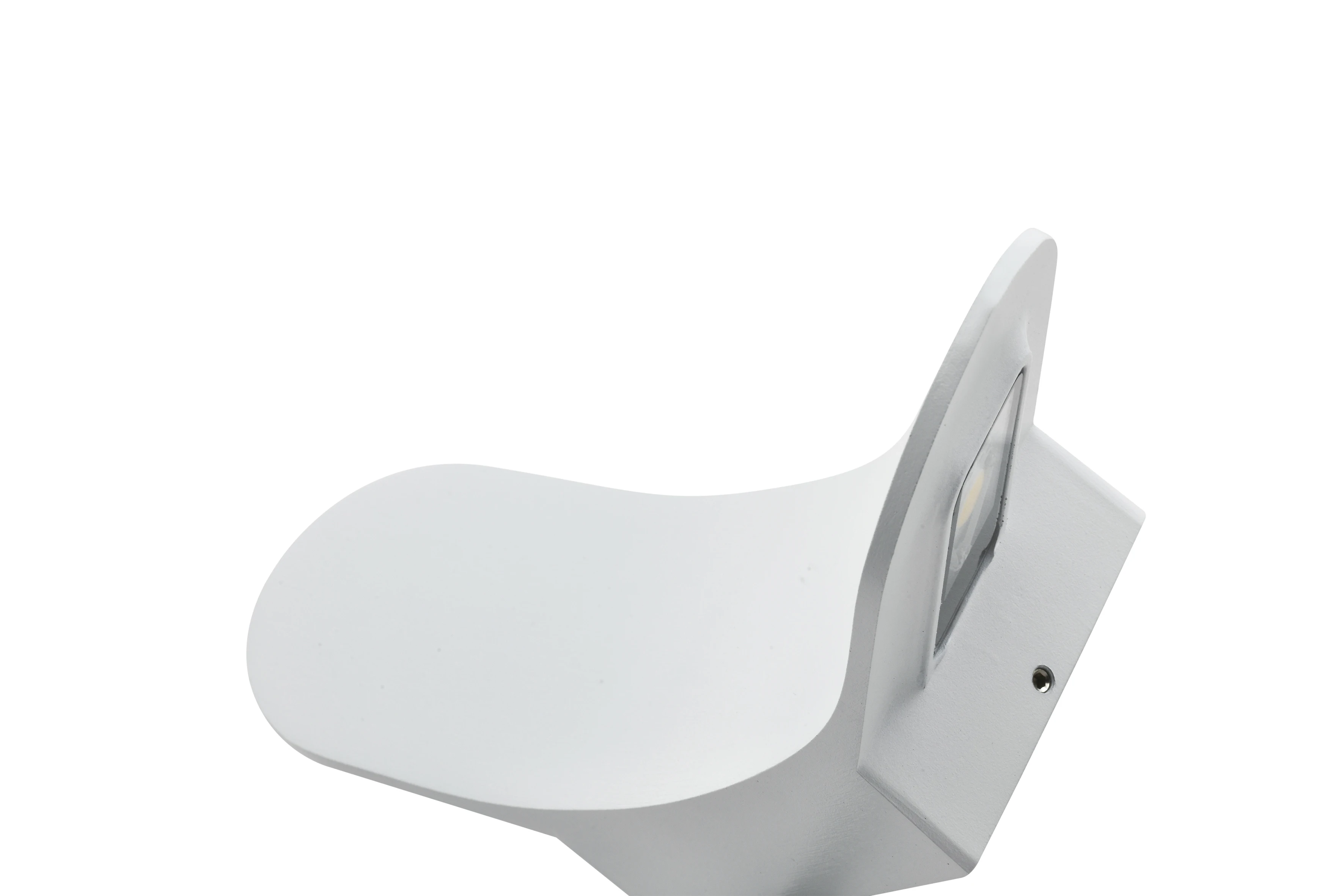 Minimalism Protruding Curved Strip LED Wall Lamp Garden Park Courtyard ...