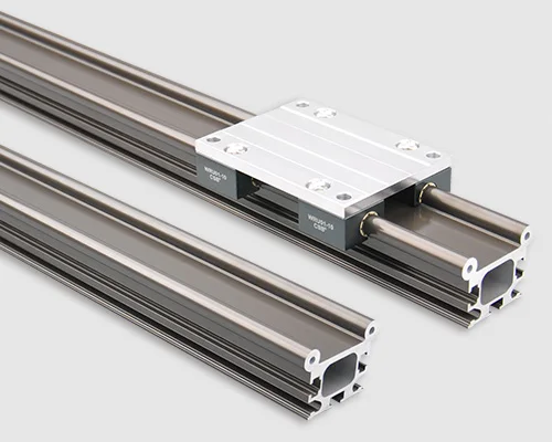High Dual Guide Rails - Aluminum Hard Anodized Surface